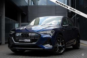 Blue Audi E-Tron 2022 in Vilnius, with an engine capacity of 0.00 L and mileage of 99 thousand km for 33900 €, photo  on AUTOMOTO.COM.LV