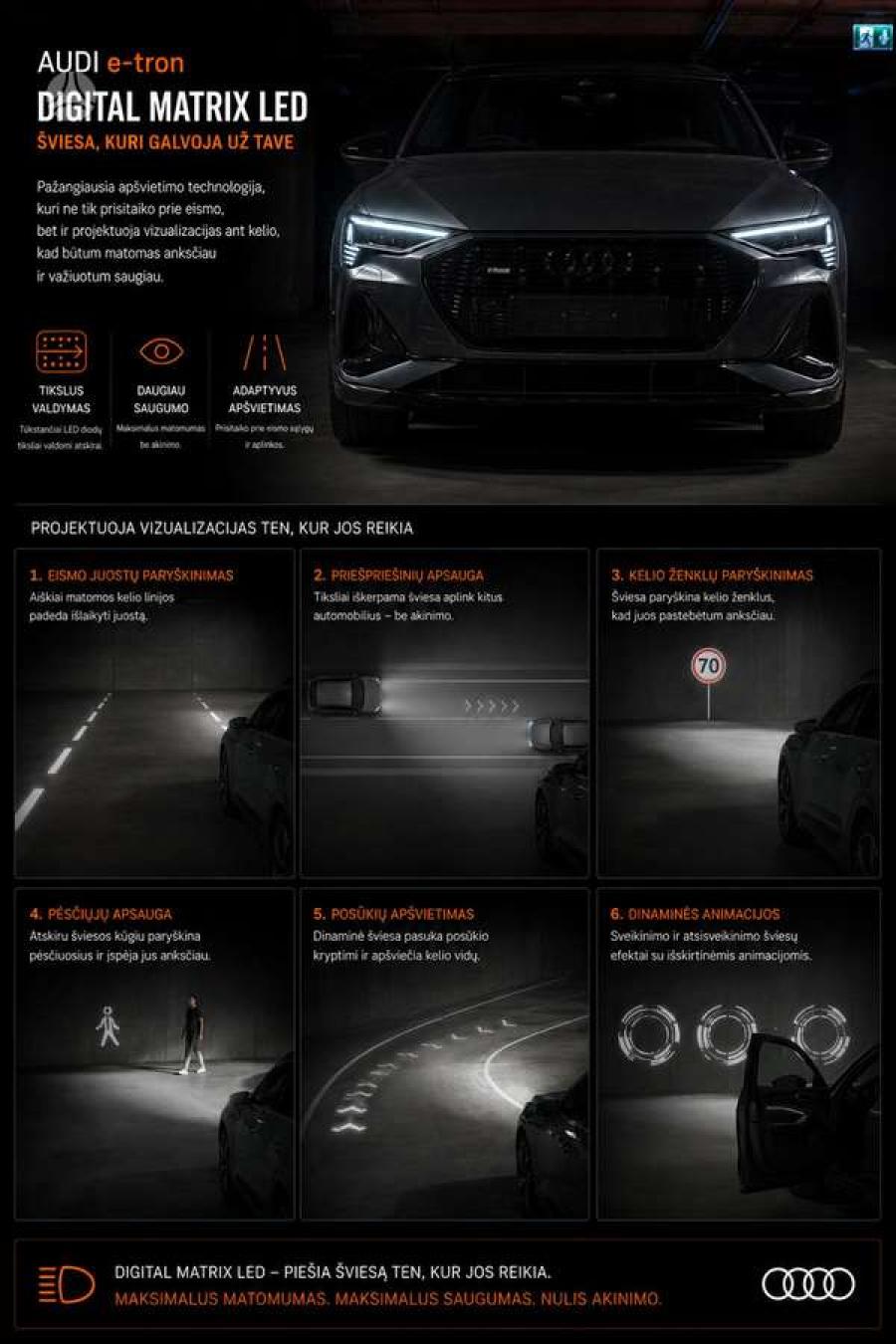 Blue Audi E-Tron 2022 in Vilnius, with an engine capacity of 0.00 L and mileage of 99 thousand km for 33900 €, photo 21 on AUTOMOTO.COM.LV