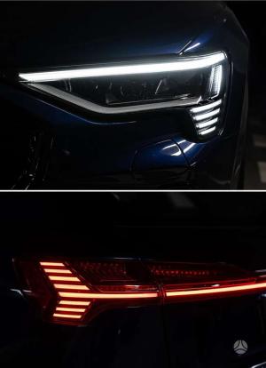 Blue Audi E-Tron 2022 in Vilnius, with an engine capacity of 0.00 L and mileage of 99 thousand km for 33900 €, photo 22 on AUTOMOTO.COM.LV
