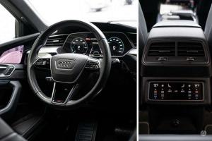 Blue Audi E-Tron 2022 in Vilnius, with an engine capacity of 0.00 L and mileage of 99 thousand km for 33900 €, photo 38 on AUTOMOTO.COM.LV