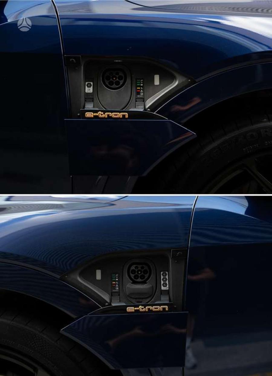 Blue Audi E-Tron 2022 in Vilnius, with an engine capacity of 0.00 L and mileage of 99 thousand km for 33900 €, photo 42 on AUTOMOTO.COM.LV