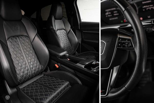 Blue Audi E-Tron 2022 in Vilnius, with an engine capacity of 0.00 L and mileage of 82 thousand km for 33900 €, photo 6 on AUTOMOTO.COM.LV