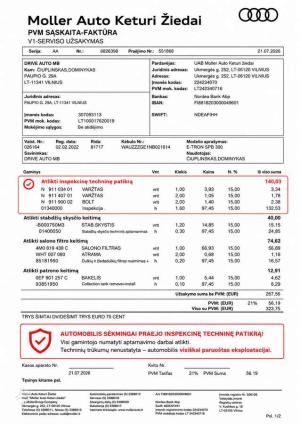 Blue Audi E-Tron 2022 in Vilnius, with an engine capacity of 0.00 L and mileage of 82 thousand km for 33900 €, photo 10 on AUTOMOTO.COM.LV