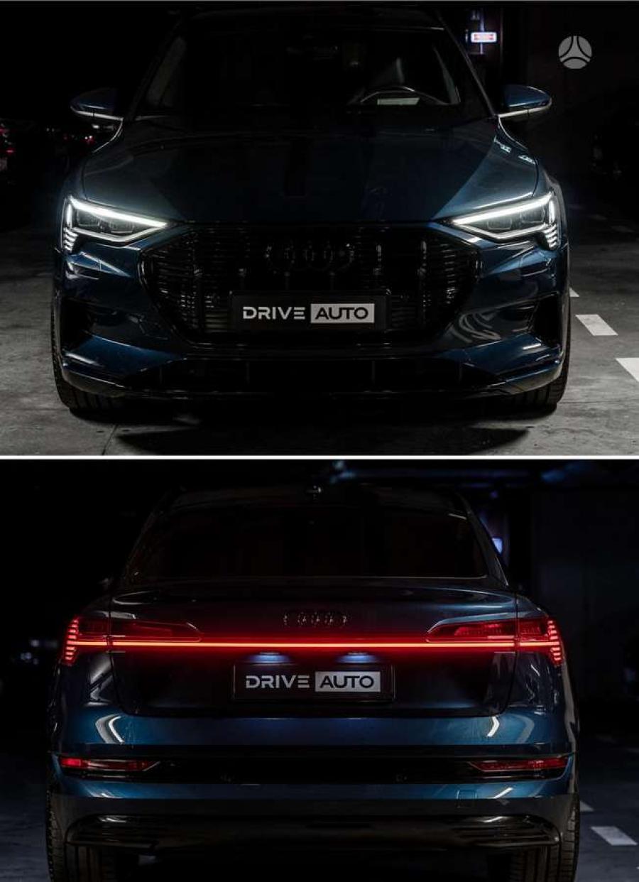 Blue Audi E-Tron 2022 in Vilnius, with an engine capacity of 0.00 L and mileage of 82 thousand km for 33900 €, photo 15 on AUTOMOTO.COM.LV