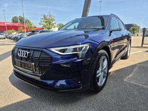 Blue Audi E-Tron 2022 in Vilnius, with an engine capacity of 0.00 L and mileage of 20 thousand km for 35500 €, photo  on AUTOMOTO.COM.LV