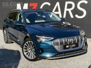 Blue Audi E-Tron 2022 in Riga, with an engine capacity of 0.00 L and mileage of 53 thousand km for 38990 €, photo  on AUTOMOTO.COM.LV