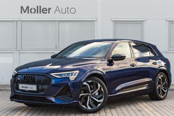 Blue Audi E-Tron 2022 in Ventspils, with an engine capacity of 0.00 L and mileage of 60 thousand km for 37500 €, photo 1 on AUTOMOTO.COM.LV