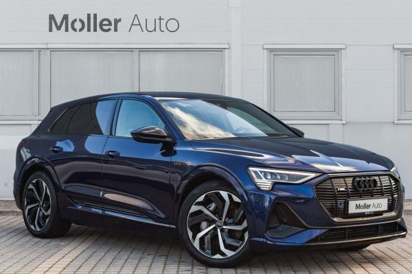 Blue Audi E-Tron 2022 in Ventspils, with an engine capacity of 0.00 L and mileage of 60 thousand km for 37500 €, photo 8 on AUTOMOTO.COM.LV