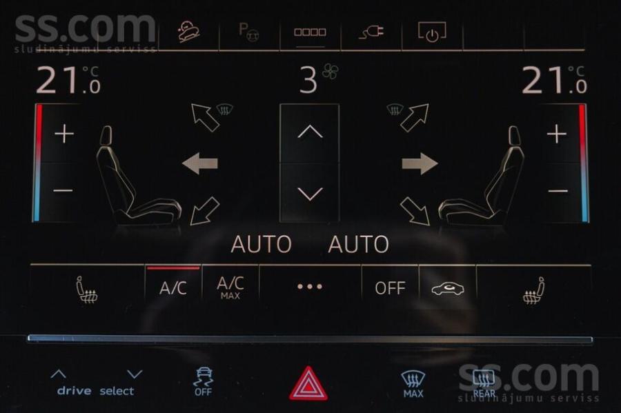 Zils Audi E-Tron 2022 Ventspils, ar dzinēja tilpumu 2.00 L un nobraukumu 60 tūkst. km par 37500 €, foto 31 vietnē AUTOMOTO.COM.LV