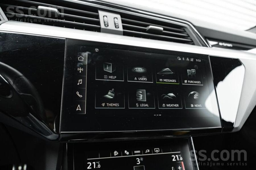 Zils Audi E-Tron 2023 Rīga, ar dzinēja tilpumu 0.00 L un nobraukumu 65 tūkst. km par 48250 €, foto 24 vietnē AUTOMOTO.COM.LV