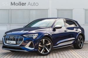 Zils Audi E-Tron 2023 Ventspils, ar dzinēja tilpumu 0.00 L un nobraukumu 77 tūkst. km par 42500 €, foto  vietnē AUTOMOTO.COM.LV