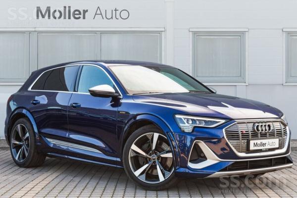 Blue Audi E-Tron 2023 in Ventspils, with an engine capacity of 0.00 L and mileage of 77 thousand km for 42500 €, photo 7 on AUTOMOTO.COM.LV