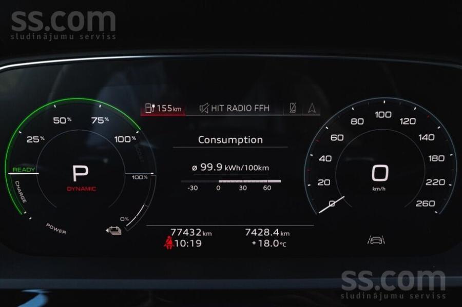 Синий Ауди E-Tron 2023 в Вентспилс, объемом двигателя 0.00 л и пробегом 77 тыс. км за 42500 €, фото 23 на AUTOMOTO.COM.LV