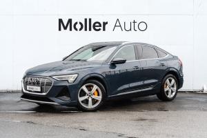 Blue Audi E-Tron 2023 in Riga, with an engine capacity of 0.00 L and mileage of 63 thousand km for 34900 €, photo  on AUTOMOTO.COM.LV