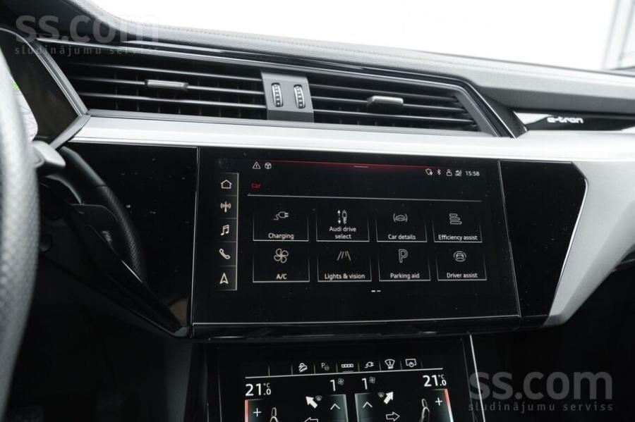 Zils Audi E-Tron 2023 Rīga, ar dzinēja tilpumu 0.00 L un nobraukumu 63 tūkst. km par 34900 €, foto 26 vietnē AUTOMOTO.COM.LV