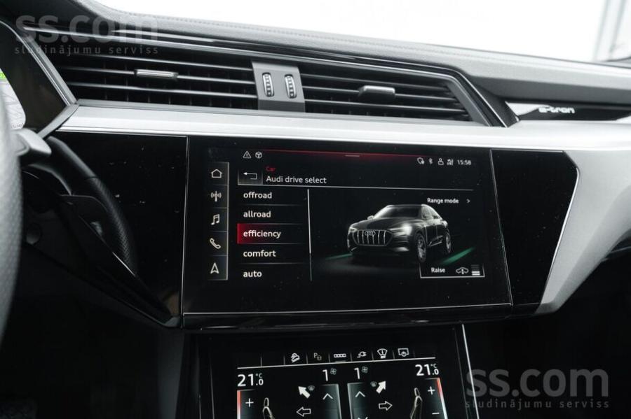 Zils Audi E-Tron 2023 Rīga, ar dzinēja tilpumu 0.00 L un nobraukumu 63 tūkst. km par 34900 €, foto 27 vietnē AUTOMOTO.COM.LV