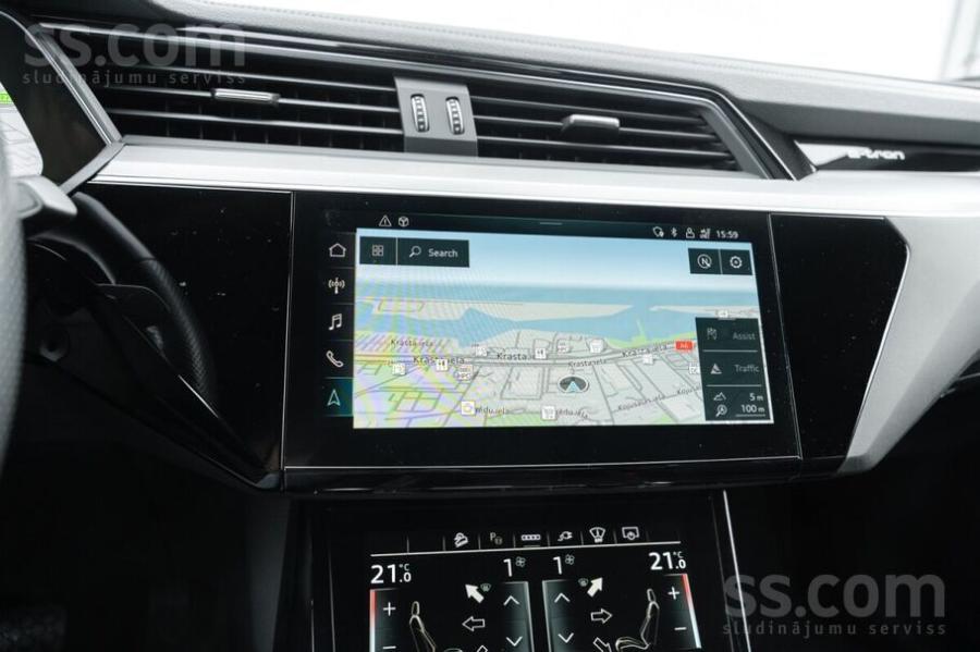 Zils Audi E-Tron 2023 Rīga, ar dzinēja tilpumu 0.00 L un nobraukumu 63 tūkst. km par 34900 €, foto 33 vietnē AUTOMOTO.COM.LV