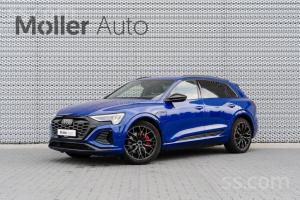 Zils Audi E-Tron 2023 Rīga, ar dzinēja tilpumu 0.00 L un nobraukumu 73 tūkst. km par 58450 €, foto  vietnē AUTOMOTO.COM.LV