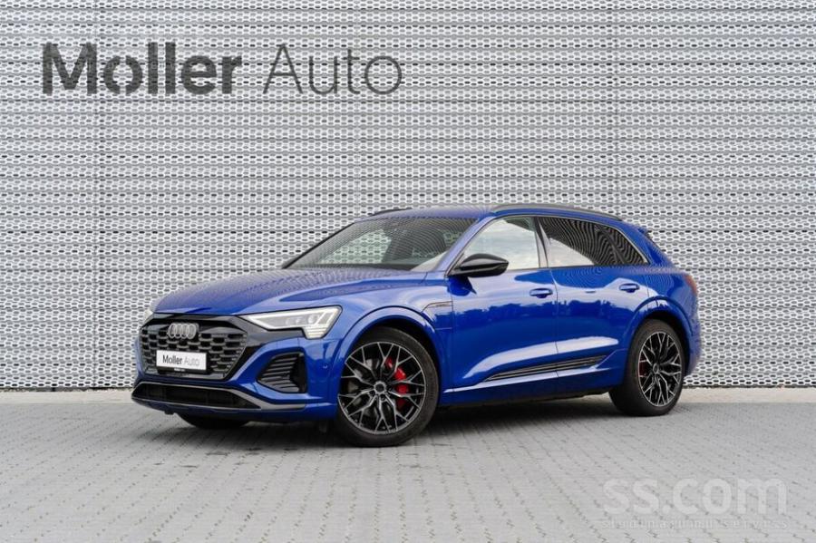 Zils Audi E-Tron 2023 Rīga, ar dzinēja tilpumu 0.00 L un nobraukumu 73 tūkst. km par 58450 €, foto 1 vietnē AUTOMOTO.COM.LV