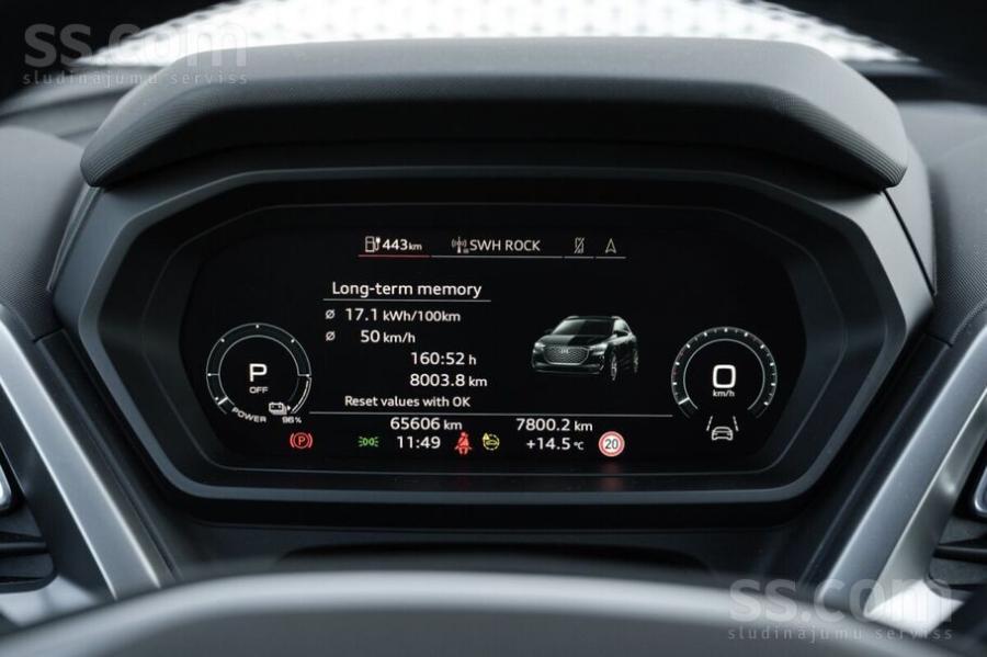 Zils Audi E-Tron 2023 Rīga, ar dzinēja tilpumu 0.00 L un nobraukumu 58 tūkst. km par 36900 €, foto 12 vietnē AUTOMOTO.COM.LV