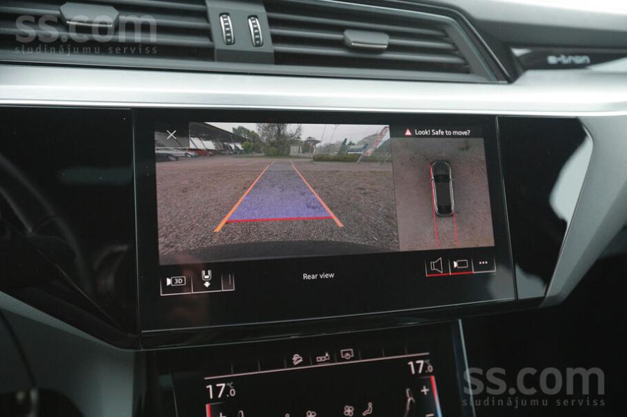 Blue Audi E-Tron 2020 in Riga, with an engine capacity of 0.00 L and mileage of 68 thousand km for 36990 €, photo 21 on AUTOMOTO.COM.LV