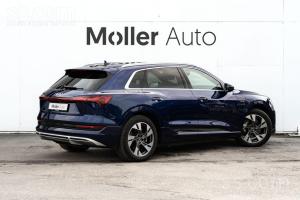 Blue Audi E-Tron 2021 in Riga, with an engine capacity of 0.00 L and mileage of 49 thousand km for 33900 €, photo 4 on AUTOMOTO.COM.LV