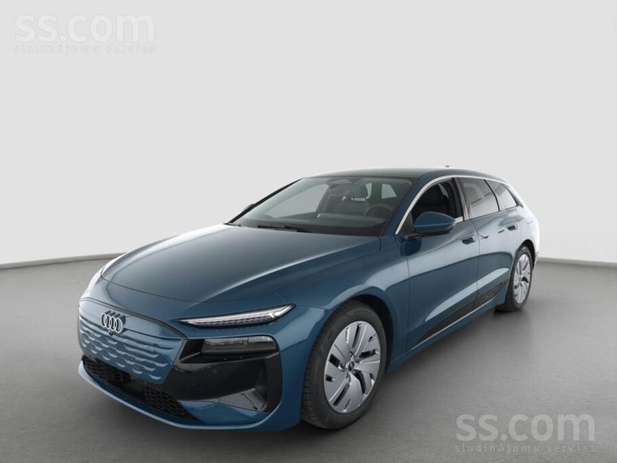 Blue Audi E-Tron 2025 in Riga, with an engine capacity of 0.00 L and mileage of 12 thousand km for 54176 €, photo 1 on AUTOMOTO.COM.LV