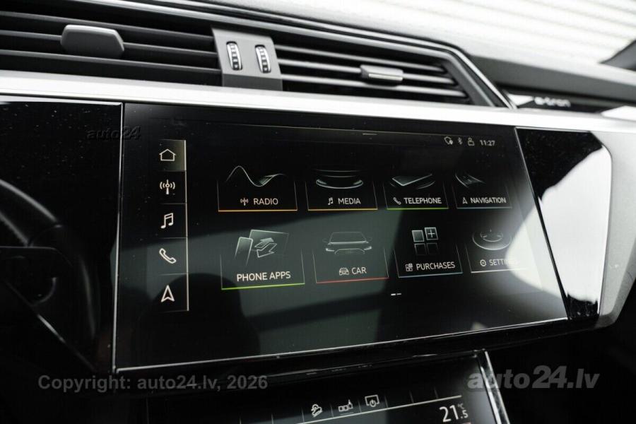 Audi E-Tron 2021 in Riga, with an engine capacity of 0.00 L and mileage of 100 thousand km for 42477 €, photo 20 on AUTOMOTO.COM.LV
