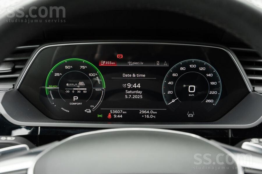 Audi E-Tron 2022 in Riga, with an engine capacity of 0.00 L and mileage of 54 thousand km for 42400 €, photo 10 on AUTOMOTO.COM.LV