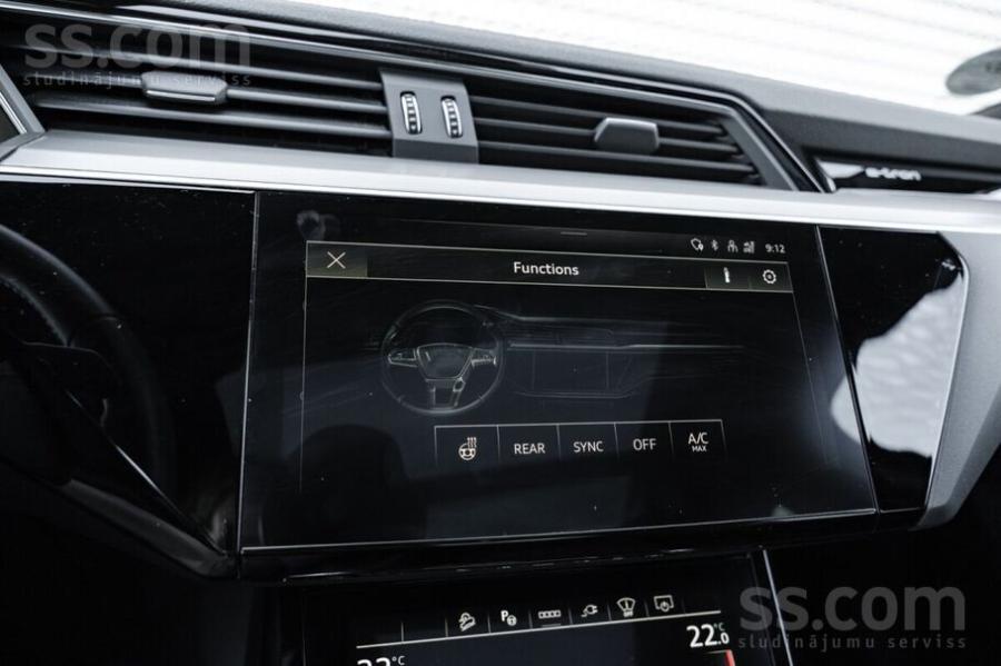 Audi E-Tron 2022 Rīga, ar dzinēja tilpumu 0.00 L un nobraukumu 77 tūkst. km par 34900 €, foto 21 vietnē AUTOMOTO.COM.LV