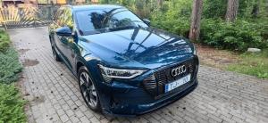 Green Audi E-Tron 2020 in Riga, with an engine capacity of 0.00 L and mileage of 79 thousand km for 24600 €, photo  on AUTOMOTO.COM.LV