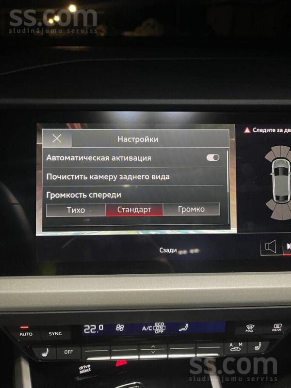 Grey Audi E-Tron 2022 in Riga, with an engine capacity of 0.00 L and mileage of 90 thousand km for 39900 €, photo 9 on AUTOMOTO.COM.LV