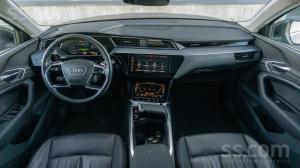 Grey Audi E-Tron 2019 in Riga, with an engine capacity of 0.00 L and mileage of 160 thousand km for 19590 €, photo 12 on AUTOMOTO.COM.LV