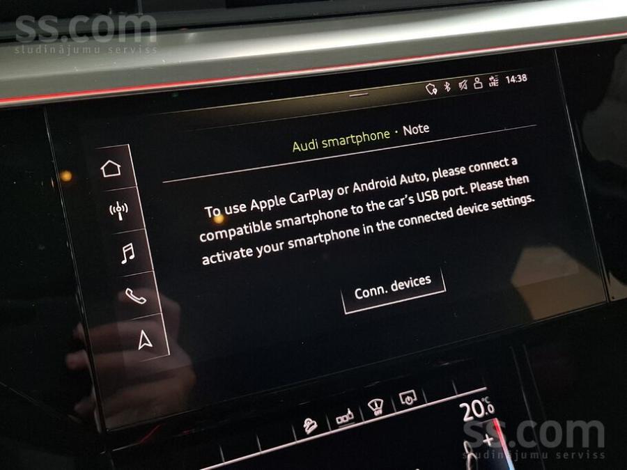 Pelēks Audi E-Tron 2019 Rīga, ar dzinēja tilpumu 0.00 L un nobraukumu 90 tūkst. km par 25900 €, foto 17 vietnē AUTOMOTO.COM.LV