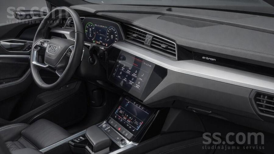 Grey Audi E-Tron 2019 in Riga, with an engine capacity of 0.00 L and mileage of 130 thousand km for 27000 €, photo 8 on AUTOMOTO.COM.LV