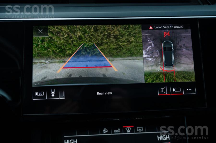 Grey Audi E-Tron 2019 in Riga, with an engine capacity of 0.00 L and mileage of 107 thousand km for 26990 €, photo 24 on AUTOMOTO.COM.LV