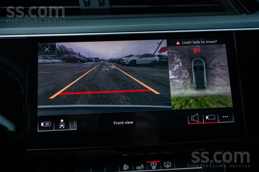 Grey Audi E-Tron 2019 in Riga, with an engine capacity of 0.00 L and mileage of 107 thousand km for 26990 €, photo 27 on AUTOMOTO.COM.LV