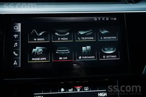 Grey Audi E-Tron 2019 in Riga, with an engine capacity of 0.00 L and mileage of 107 thousand km for 26990 €, photo 29 on AUTOMOTO.COM.LV