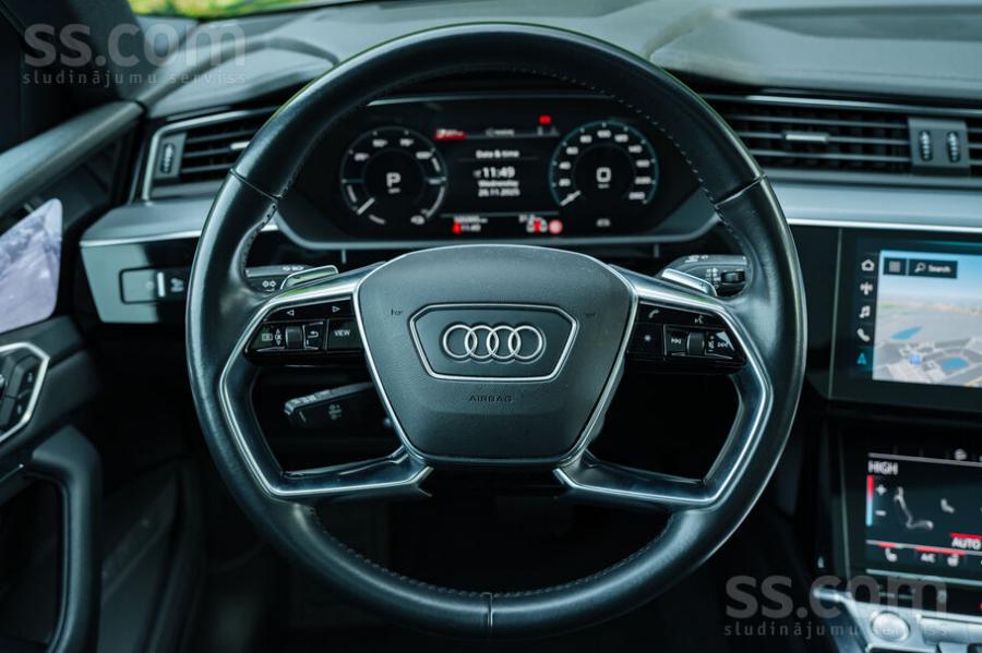 Grey Audi E-Tron 2019 in Riga, with an engine capacity of 0.00 L and mileage of 107 thousand km for 26990 €, photo 34 on AUTOMOTO.COM.LV