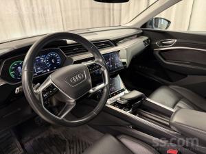 Grey Audi E-Tron 2019 in Riga, with an engine capacity of 0.00 L and mileage of 65 thousand km for 31990 €, photo 8 on AUTOMOTO.COM.LV
