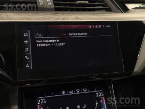 Grey Audi E-Tron 2019 in Riga, with an engine capacity of 0.00 L and mileage of 65 thousand km for 31990 €, photo 18 on AUTOMOTO.COM.LV