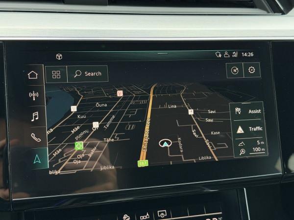 Grey Audi E-Tron 2020 in Parnu, with an engine capacity of 0.00 L and mileage of 95 thousand km for 34900 €, photo 11 on AUTOMOTO.COM.LV