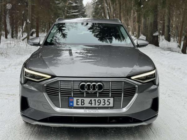 Grey Audi E-Tron 2020 in Mazeikiai, with an engine capacity of 0.00 L and mileage of 106 thousand km for 16500 €, photo 3 on AUTOMOTO.COM.LV