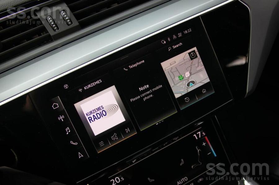 Grey Audi E-Tron 2020 in Tukums, with an engine capacity of 0.00 L and mileage of 112 thousand km for 23990 €, photo 25 on AUTOMOTO.COM.LV
