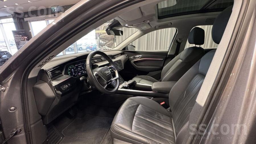 Grey Audi E-Tron 2020 in Riga, with an engine capacity of 0.00 L and mileage of 111 thousand km for 22990 €, photo 16 on AUTOMOTO.COM.LV