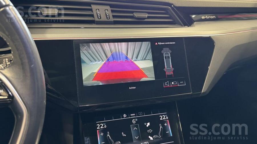 Grey Audi E-Tron 2020 in Riga, with an engine capacity of 0.00 L and mileage of 111 thousand km for 22990 €, photo 20 on AUTOMOTO.COM.LV