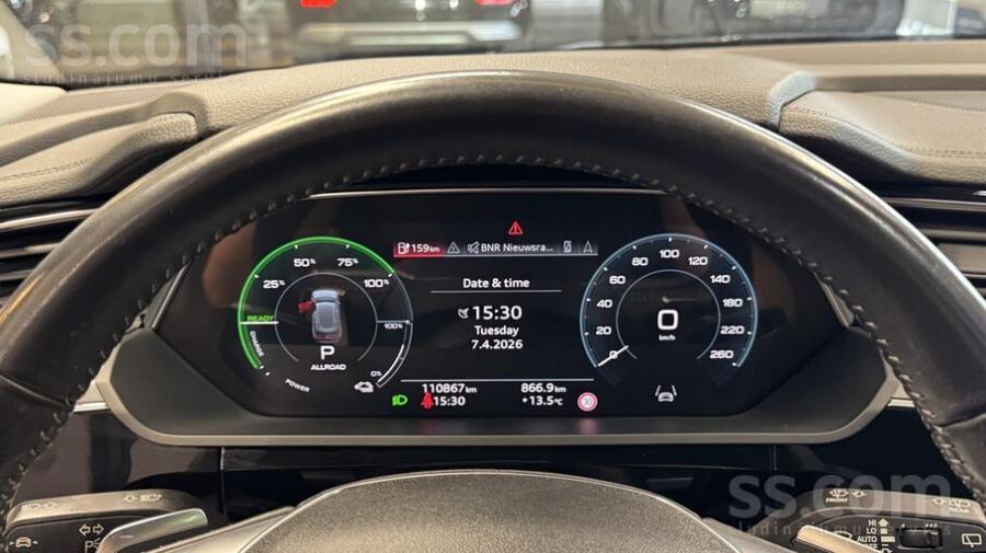 Grey Audi E-Tron 2020 in Riga, with an engine capacity of 0.00 L and mileage of 111 thousand km for 22990 €, photo 25 on AUTOMOTO.COM.LV
