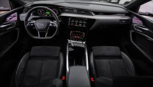 Grey Audi E-Tron 2020 in Jelgava, with an engine capacity of 0.00 L and mileage of 168 thousand km for 25900 €, photo 12 on AUTOMOTO.COM.LV