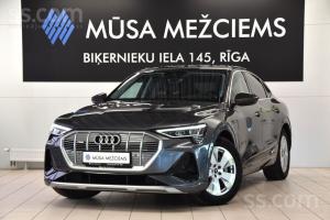 Pelēks Audi E-Tron 2020 Rīga, ar dzinēja tilpumu 0.00 L un nobraukumu 116 tūkst. km par 29990 €, foto  vietnē AUTOMOTO.COM.LV