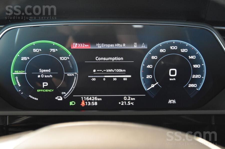 Pelēks Audi E-Tron 2020 Rīga, ar dzinēja tilpumu 0.00 L un nobraukumu 116 tūkst. km par 29990 €, foto 31 vietnē AUTOMOTO.COM.LV